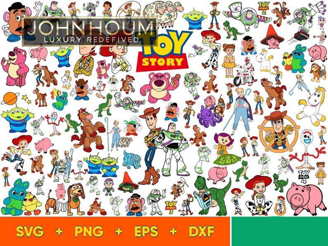 Toy Story SVG Bundle, Woody SVG for Cricut, Buzz Lightyear Png & Svg ...
