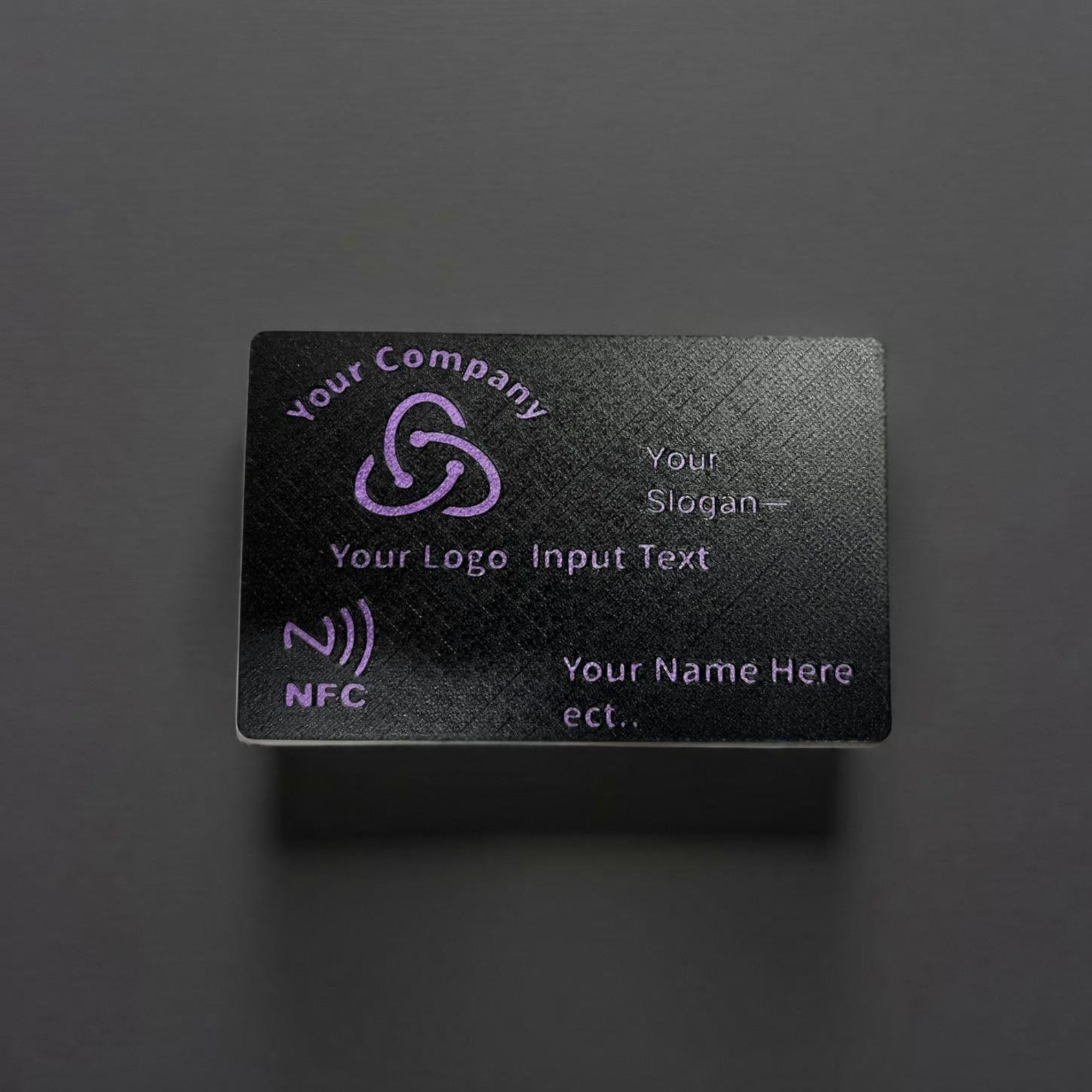 Custom 3D Printed NFC Business Card With Logo & Contact Info ...