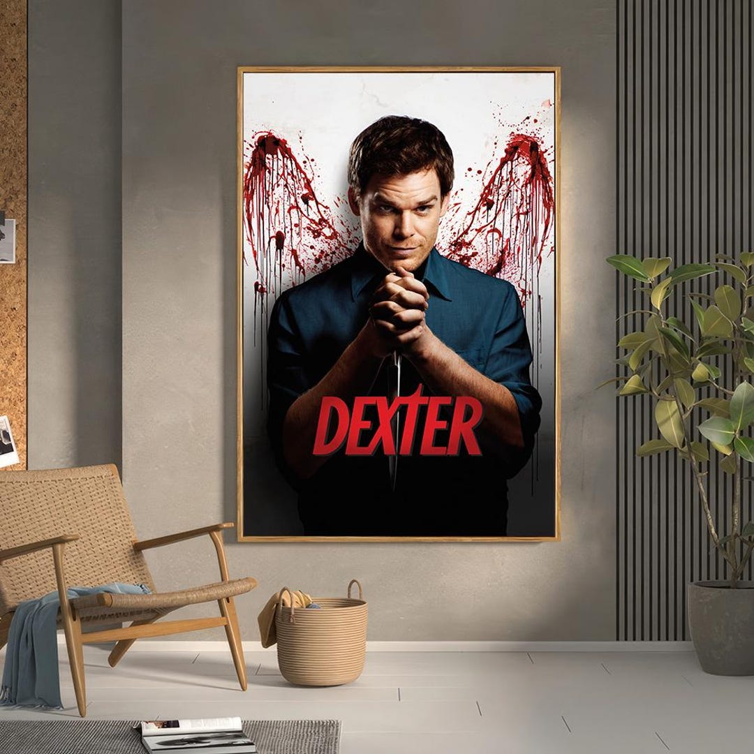 Dexter Movie Poster Canvas, Wall Art, Classic Movie Poster, Home Decor ...