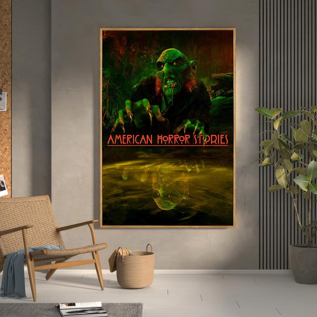 American Horror Stories Movie Poster Canvas, Wall Art, Classic Movie ...