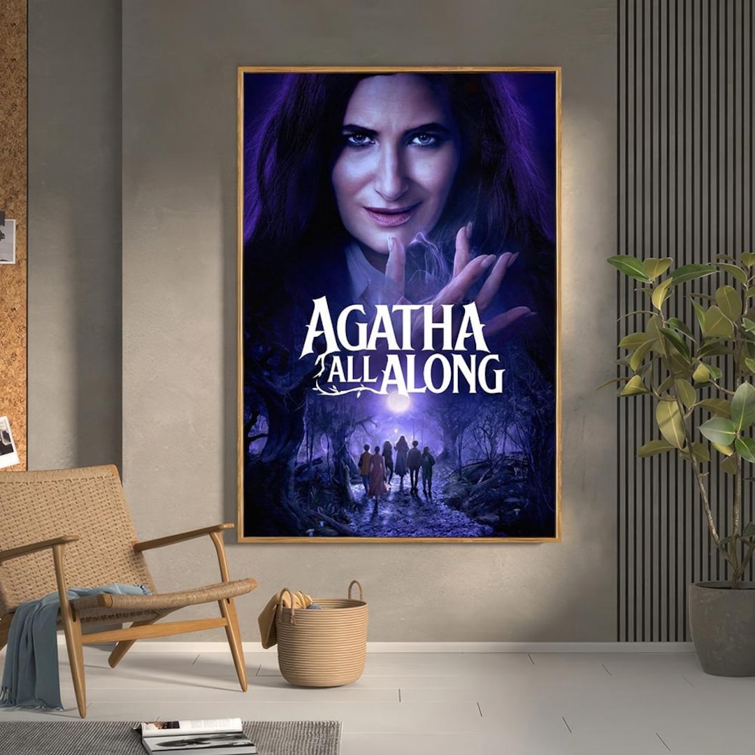 Agatha All Along Movie Poster Canvas, Wall Art, Classic Movie Poster ...