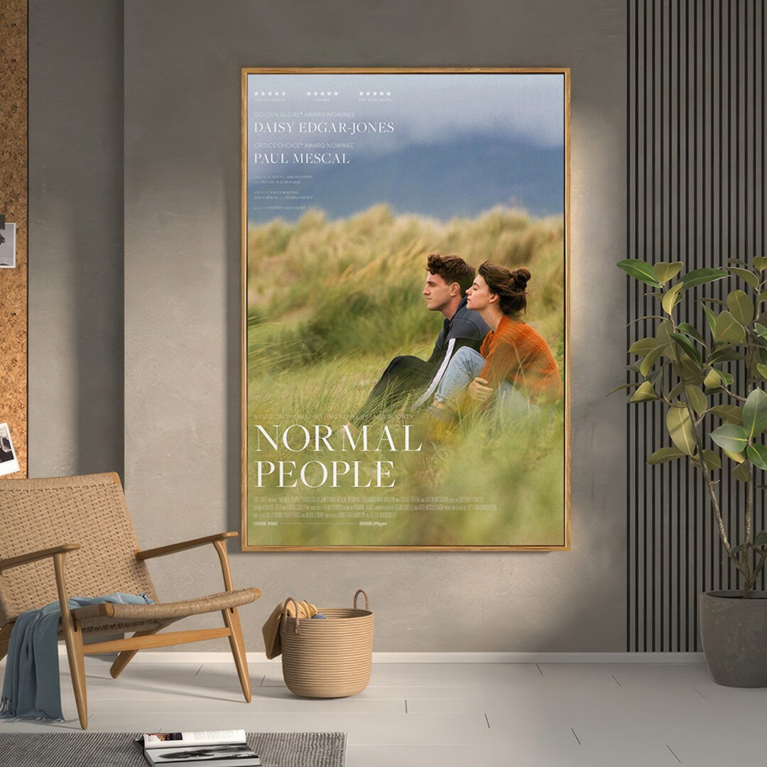 Normal People Movie Poster Canvas, Wall Art, Poster Unframed, Home ...