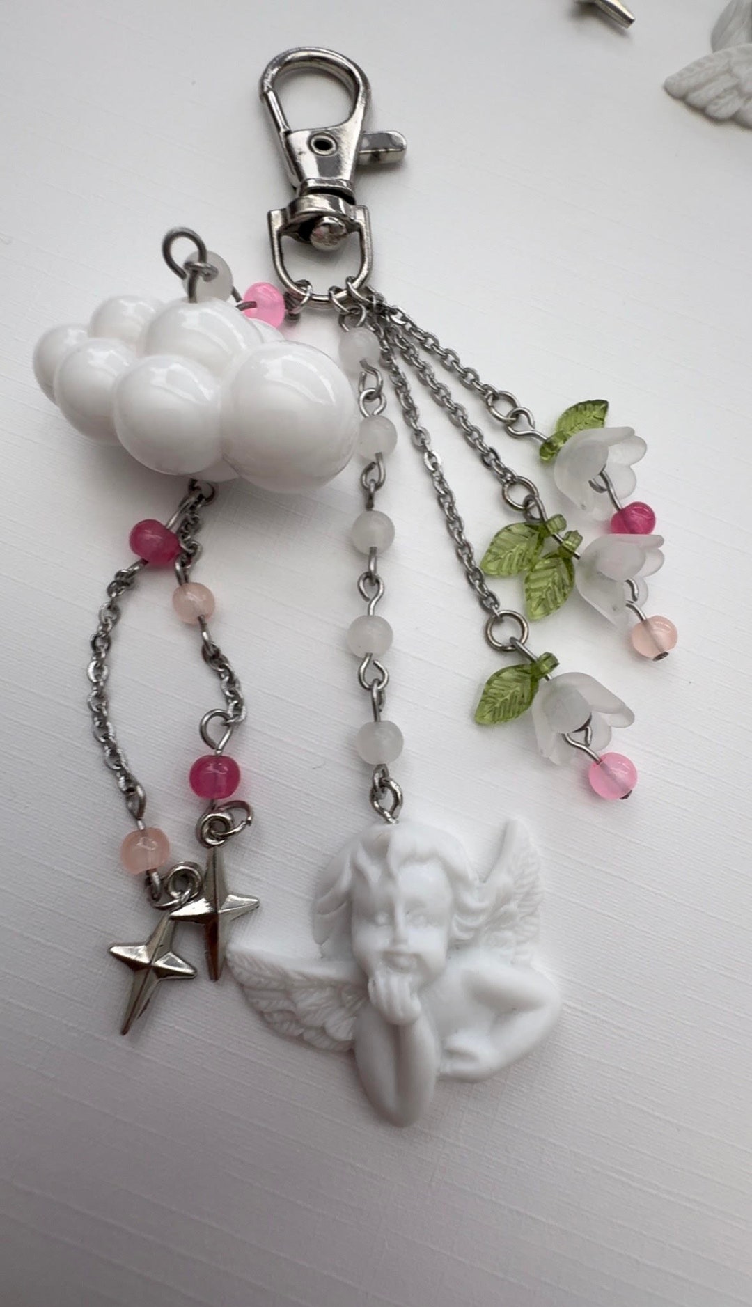 Head in the Clouds Aesthetic Charm Keychain Cute Gifts Charm ...