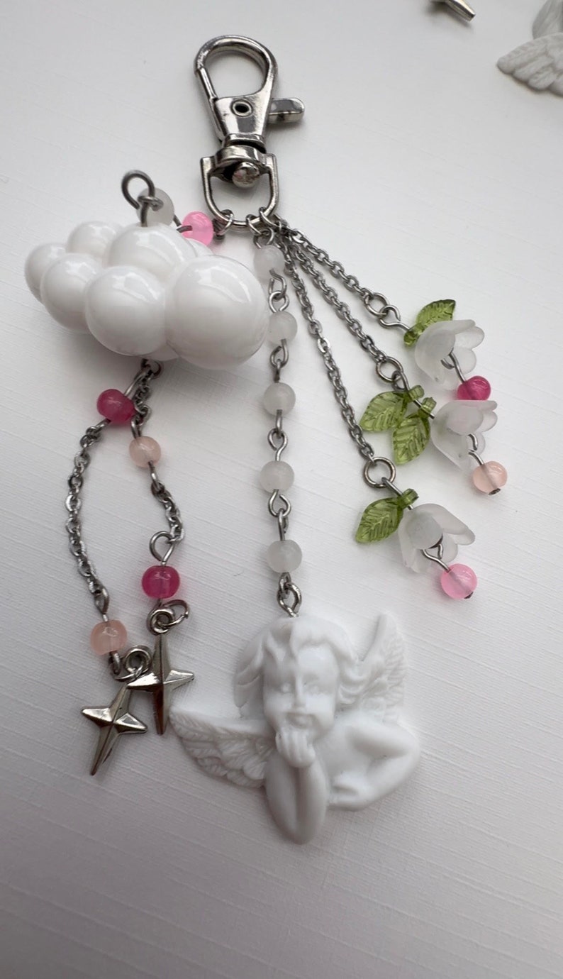 Head in the Clouds Aesthetic Charm Keychain Cute Gifts Charm ...