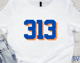 313 SVG DXF Digital File for Detroit Football Fans - Etsy