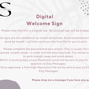 Elegant Laila Welcome Sign for Wedding Ceremony | Personalized Wedding ...