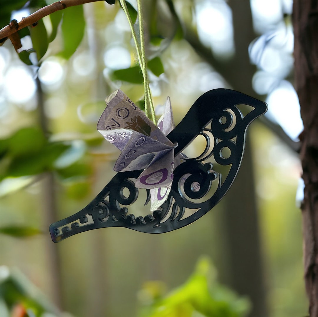 Money Gift Holder, Birds With Money Folded as Wings - File for Laser ...