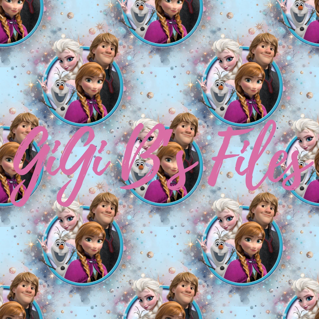 Frozen Friends Digital Seamless File - Etsy