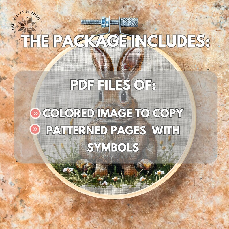 Rabbit Cross Stitch Pattern Embroidery, Animal Cross Stitch Designs ...