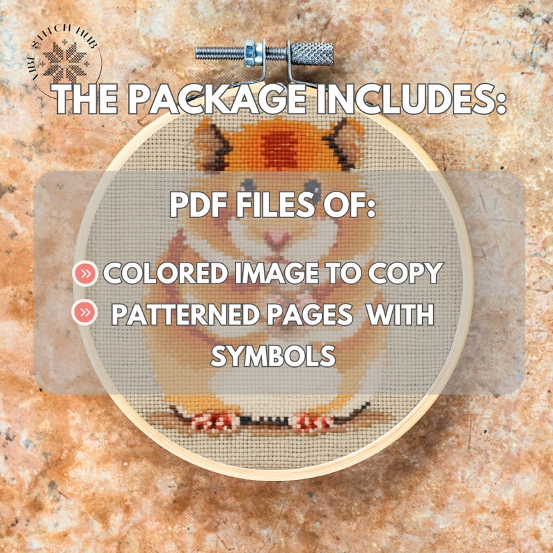 Hamster Cross Stitch Pattern - Cute Designs, Beginner Friendly ...