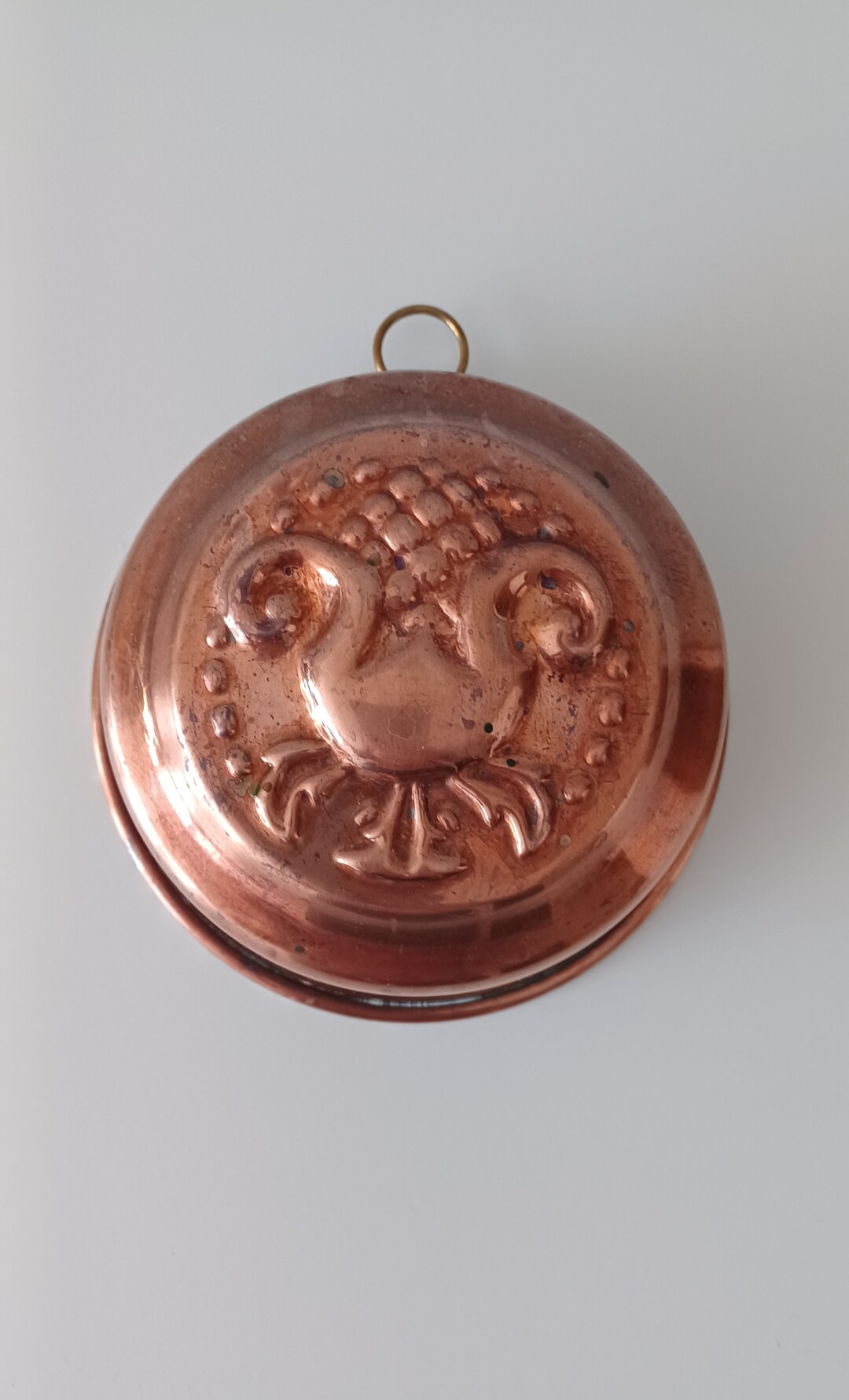 Vintage Swedish Small Copper Mould, Cake Mould,jelly Mould, Small Tin ...