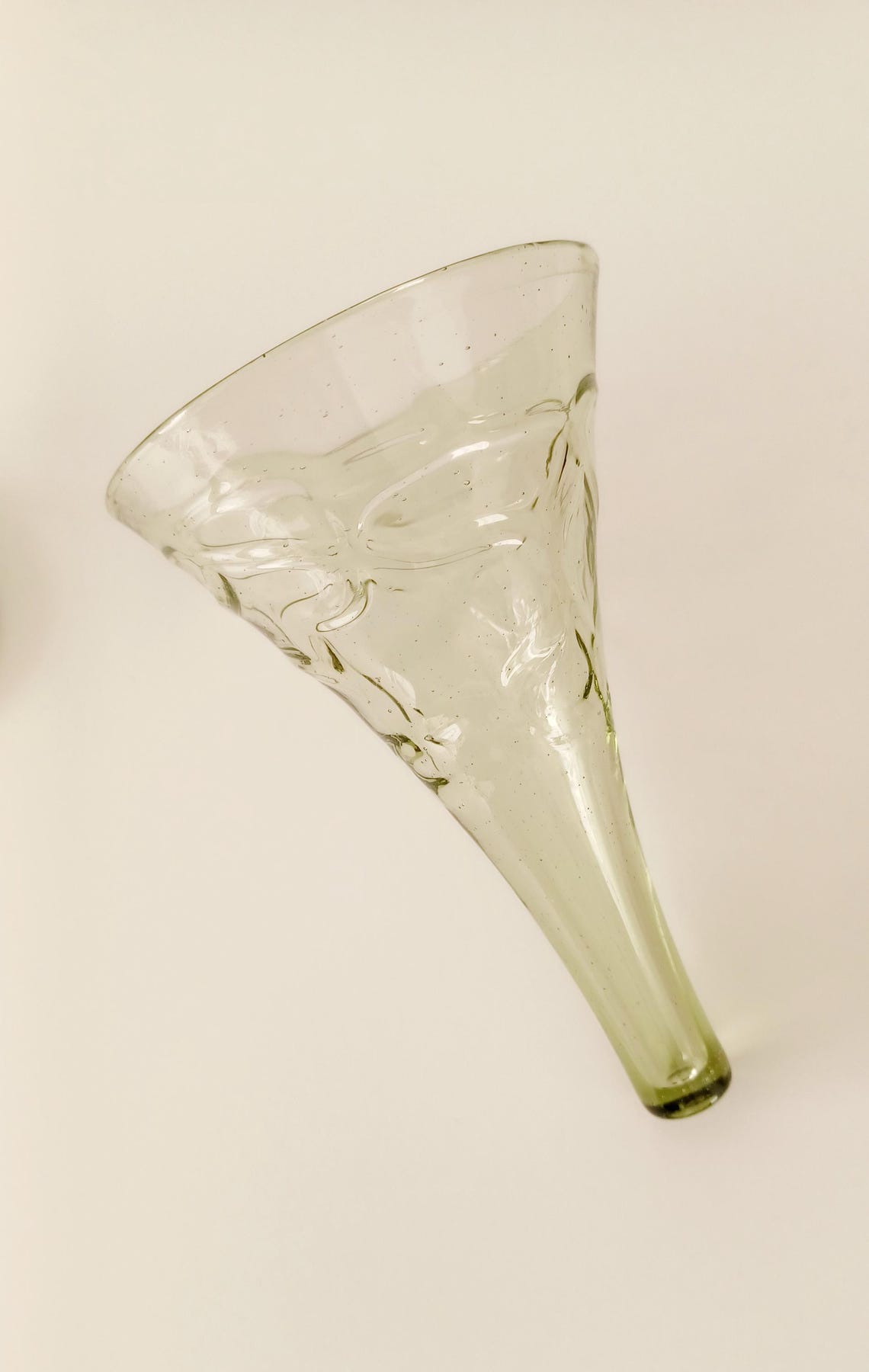Vintage Viking Glass With Iron Stand, Birka Sweden, Hand Blown Glasses ...