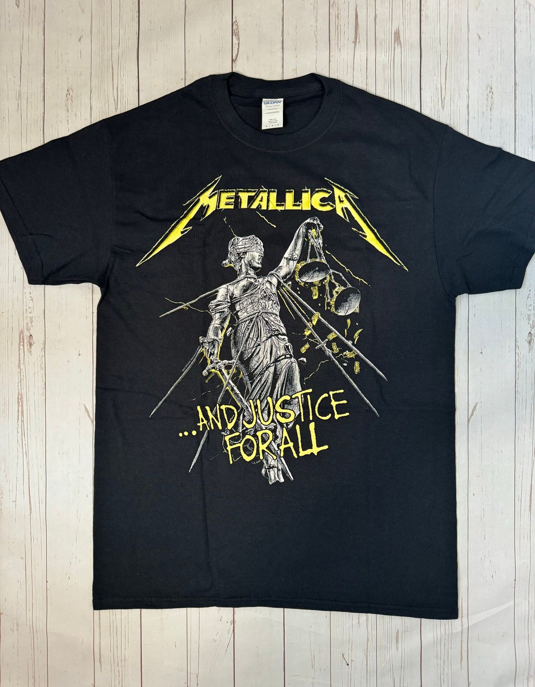Official Metallica Justice for All Tracks T-shirt - Etsy