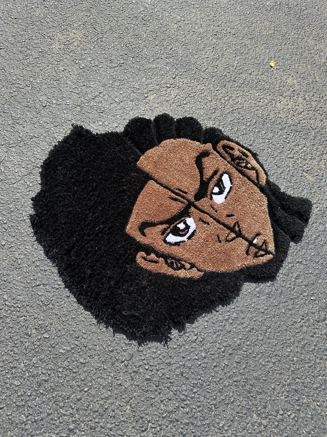 Boondocks Cartoon Tufted Rug / Custom Rug, Fluffy & Soft, Handmade Rug ...