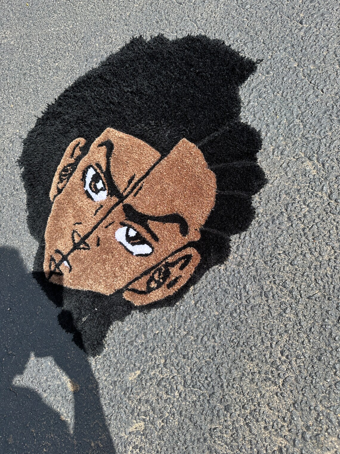 Boondocks Cartoon Tufted Rug / Custom Rug, Fluffy & Soft, Handmade Rug ...