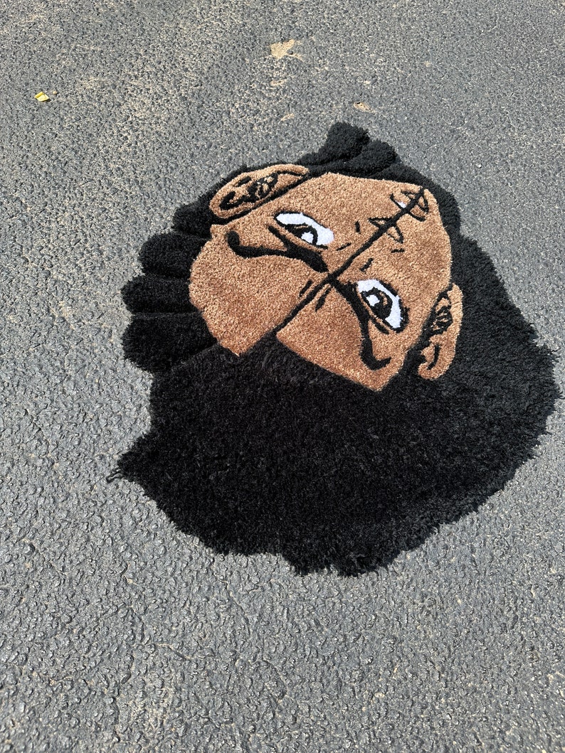 Boondocks Cartoon Tufted Rug / Custom Rug, Fluffy & Soft, Handmade Rug ...