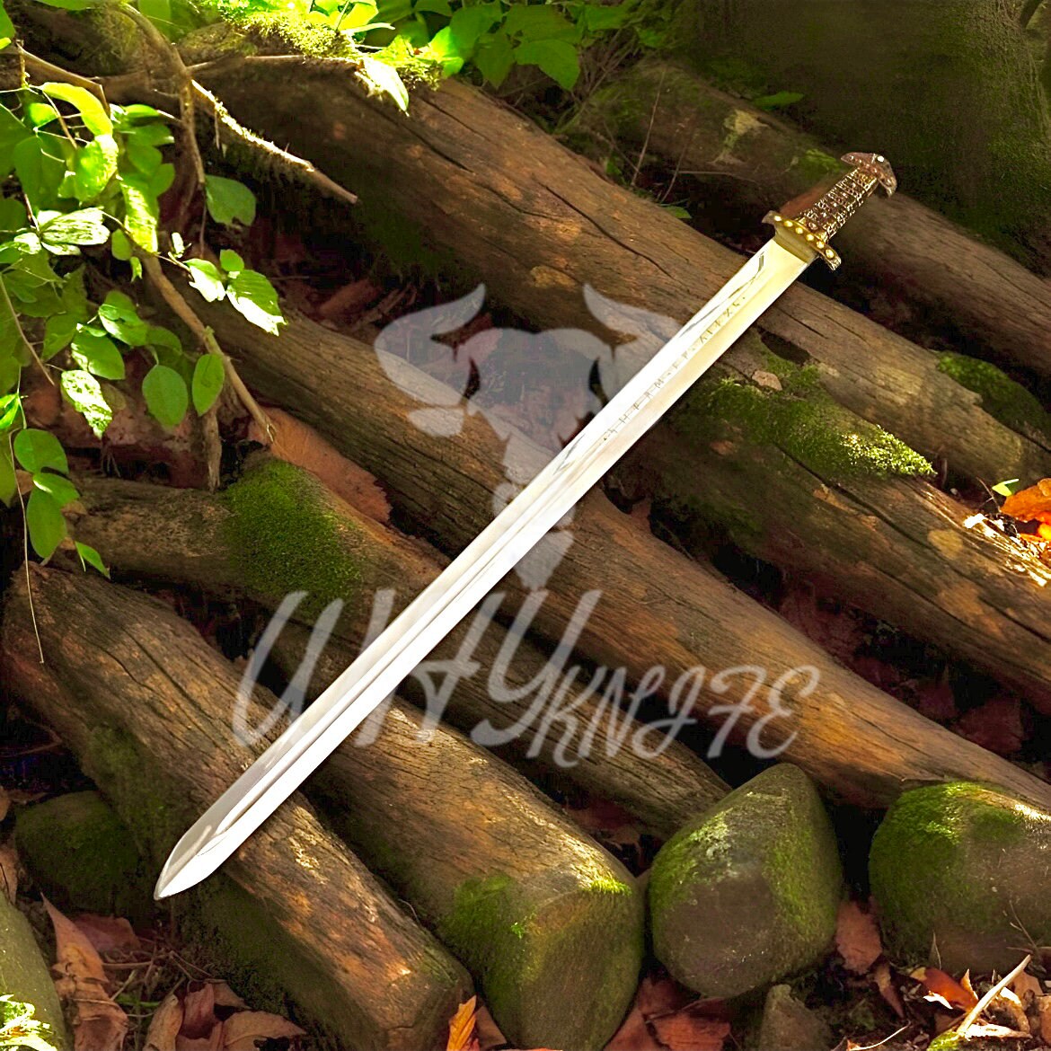 Handmade Ragnar Lothbrok Viking Sword , Viking Sword of King Ragnar ...