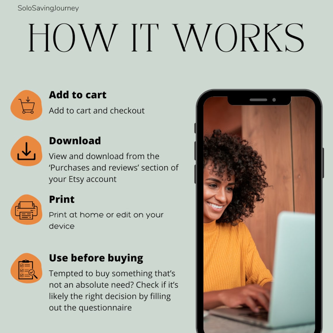 Stop Impulse Buying Printable Checklist, Impulse Spending Instant ...