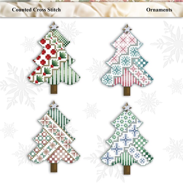 Crazy Christmas Tree Pattern - Etsy