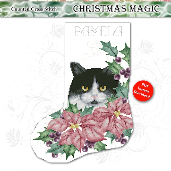 Cross Stitch Stocking Pattern - Etsy