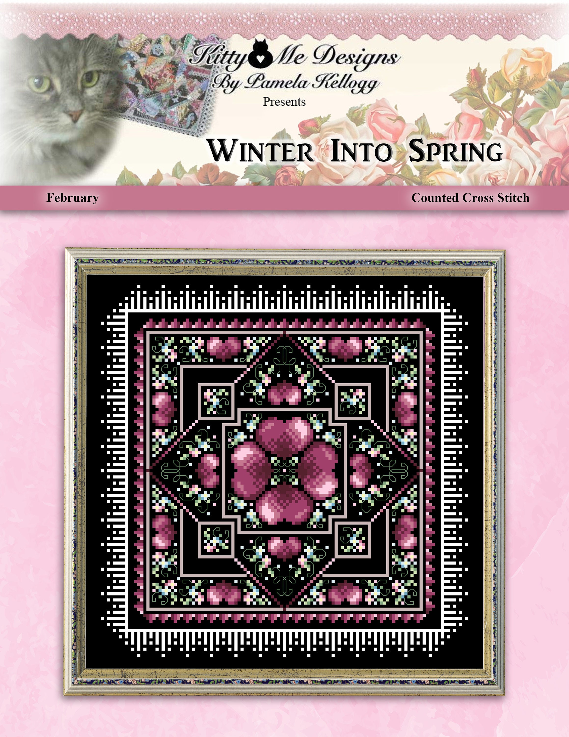Winter Into Spring Counted Cross Stitch All 4 Designs Free | Etsy
