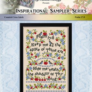 Cross Stitch Sampler Be Still and Know Bible Verse Psalm 46 10 Printed ...