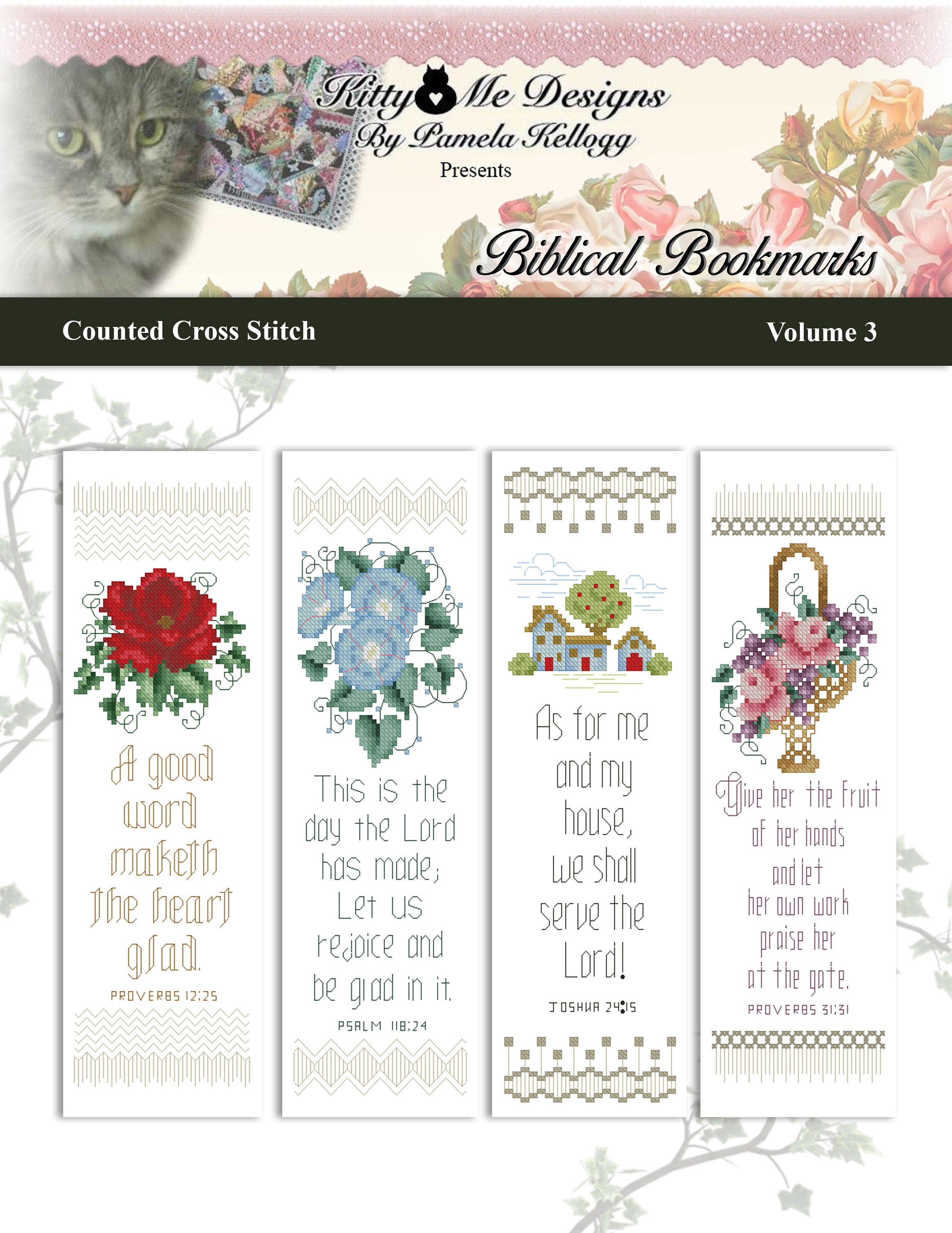 Biblical Bookmarks Volume 2 Counted Cross Stitch Pattern - Etsy