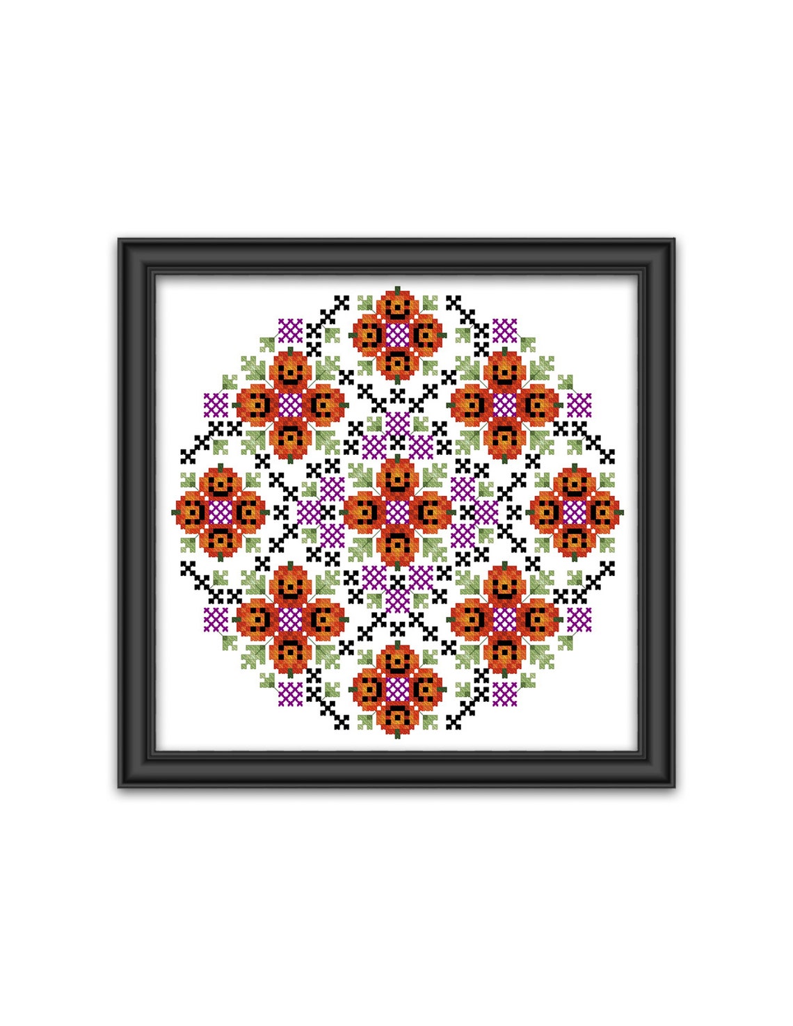 Cats and Mandalas October Cross Stitch Printed Pattern Leaflet by ...