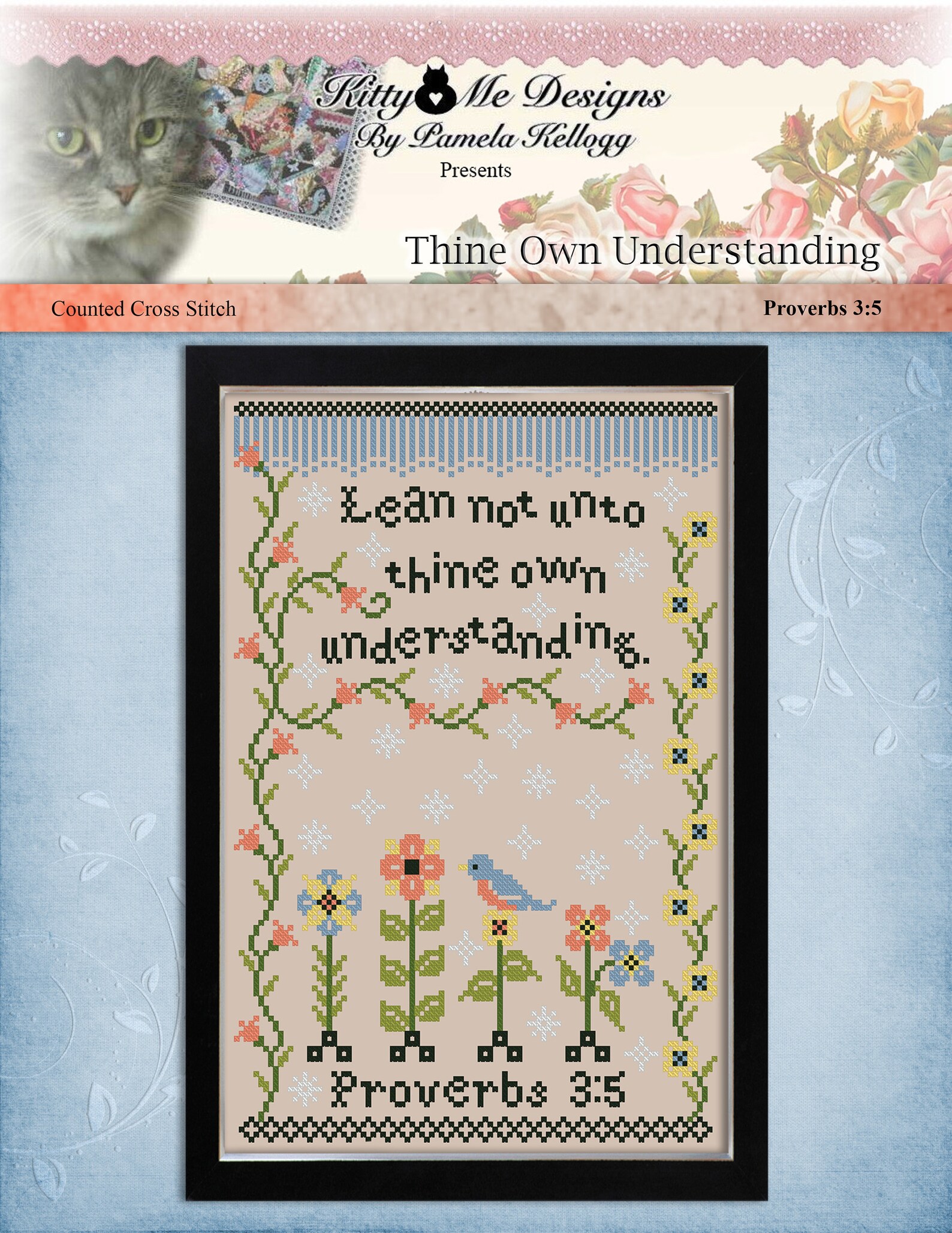 Cross Stitch Sampler Be Still and Know Bible Verse Psalm 46 10 - Etsy