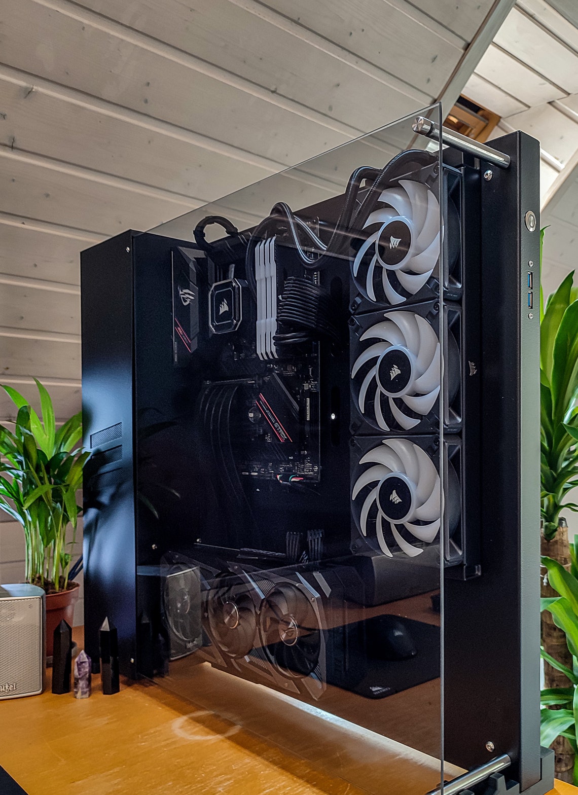 Pc Wall Mount, Pc Case, ATX, Pc Case Wall Mount, 360 Mm Radiator, Open ...