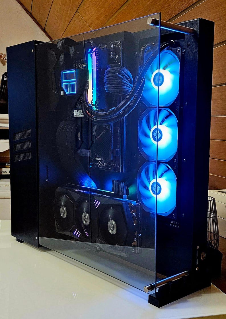 Pc Wall Mount, Pc Case, ATX, Pc Case Wall Mount, 360 Mm Radiator, Open ...