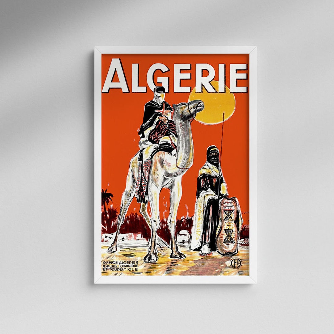 Algeria Movie Poster,quality Canvas Print,wall Art for Living Room ...