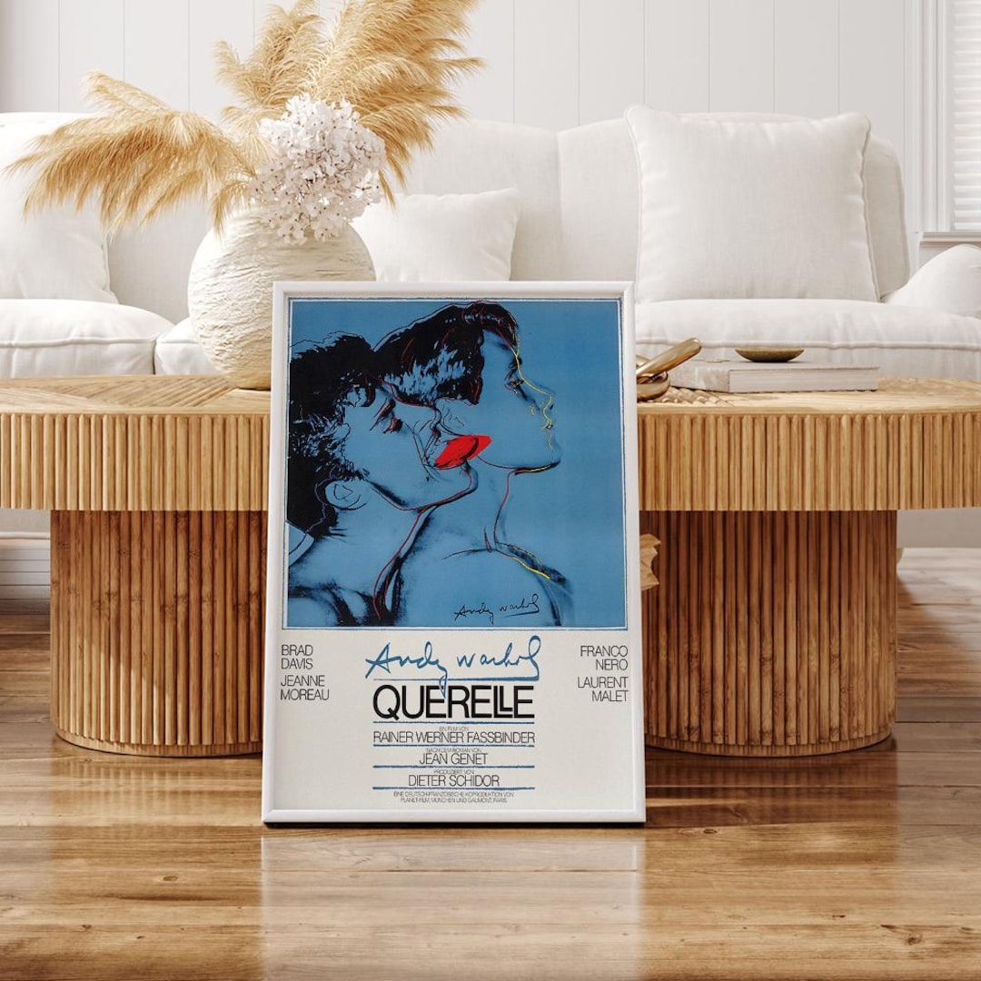 Andy Warhol Querelle Blue, 1983 Poster,quality Canvas Print,wall Art ...
