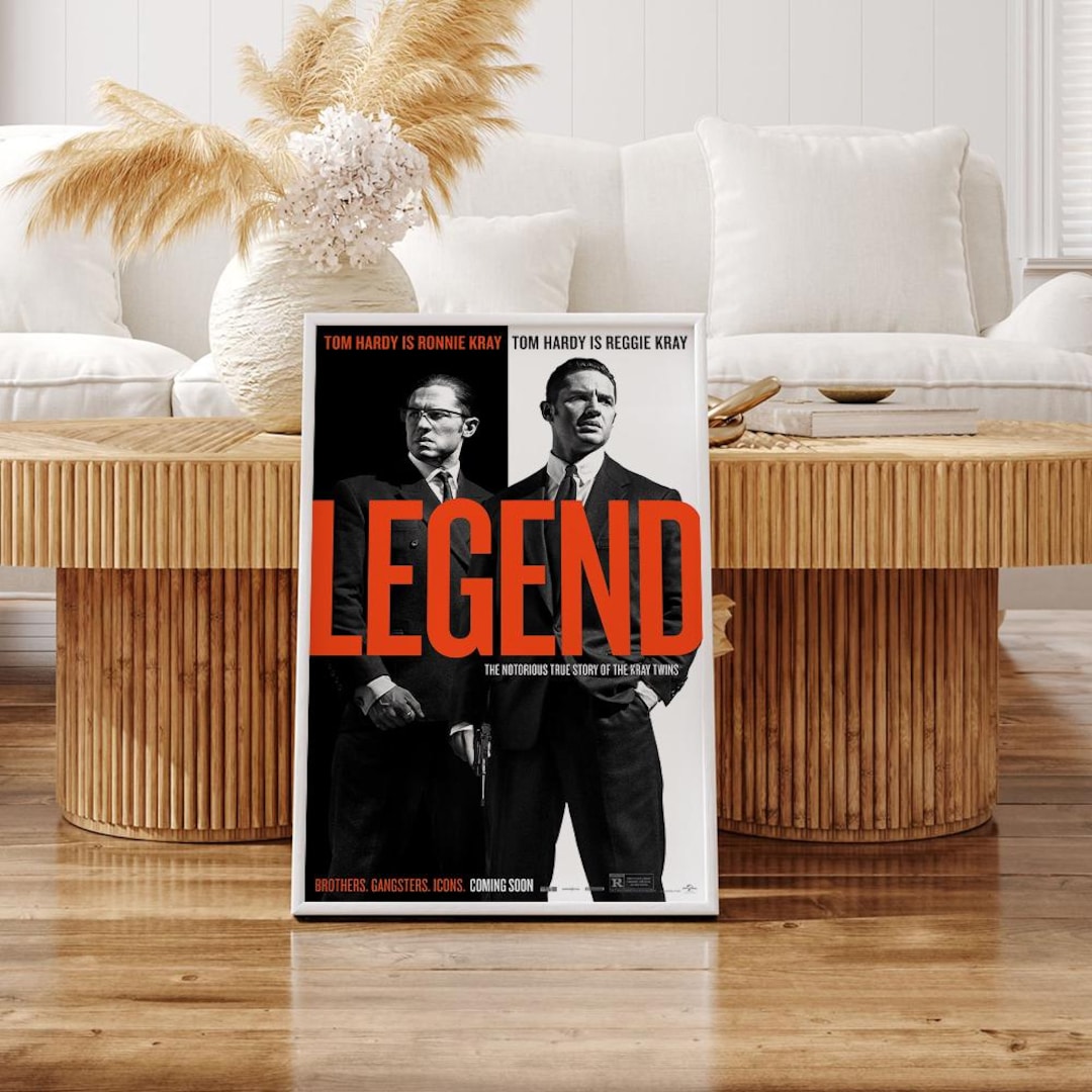 Legend Tom Hardy Movie Poster,quality Canvas Print,wall Art for Living ...