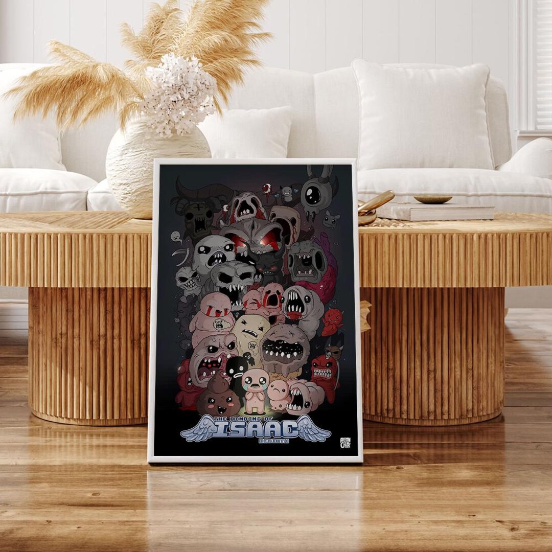 The Binding of Isaac Game Poster,quality Canvas Print,wall Art for ...
