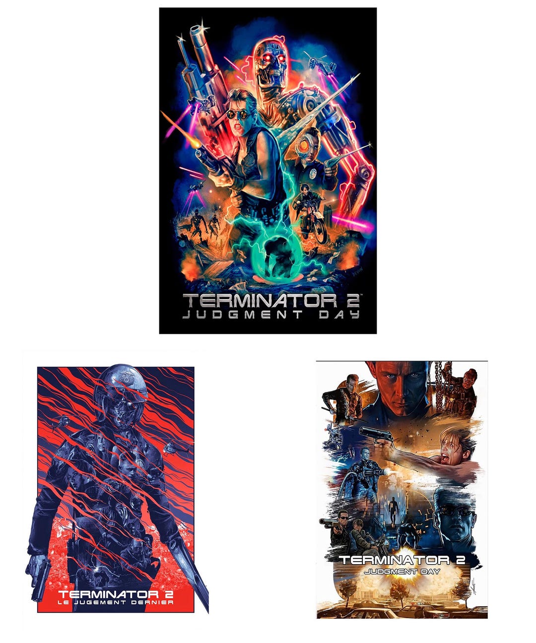 Terminator 2 Judgment Day Art Poster 2030 Inch,quality Canvas Print ...