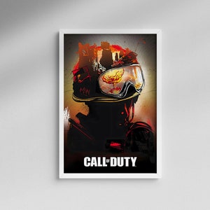 Call of Duty Graffiti Maxi Poster,quality Canvas Print,wall Art for ...