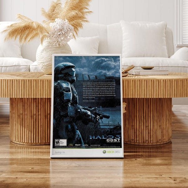 Halo 3 Game Poster - Etsy