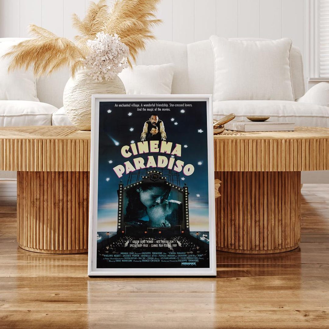 Cinema Paradiso Movie Poster,wall Art for Living Room,vintage Poster ...