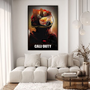 Call of Duty Graffiti Maxi Poster,quality Canvas Print,wall Art for ...