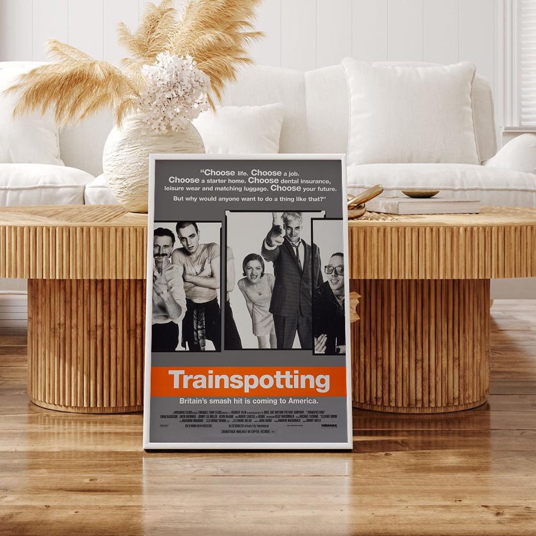 Trainspotting Classic Movie Large Poster,quality Canvas Print,wall Art ...