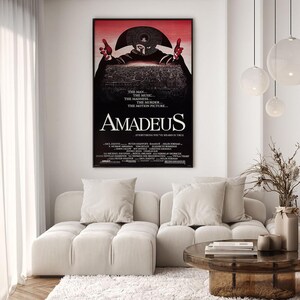 Amadeus Movie Poster,quality Canvas Print,wall Art for Living Room ...