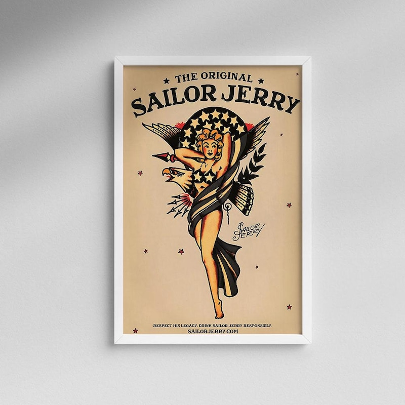 Sailor Jerry Tattoo - Etsy