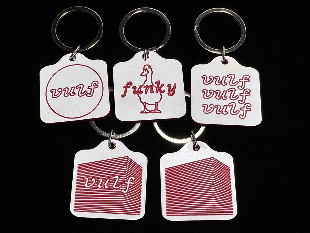VULF Vulfpeck #VOSM Keychain Thrill of the Arts Funky Duck Laser ...