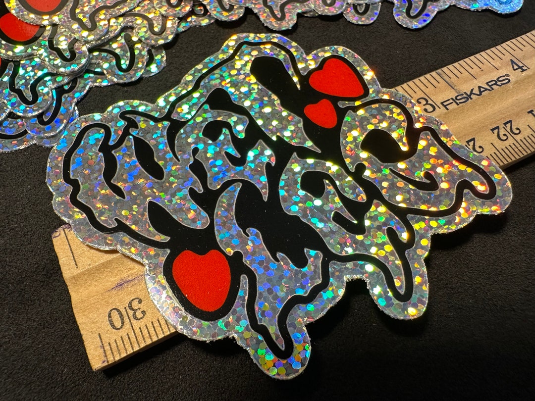 Wet Leg Band Logo Holographic Glitter Rainbow Stickers - Etsy