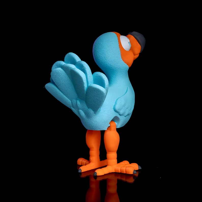 Dodo Bird Digital .STL File for 3D Printing, Articulated Fidget Figure ...