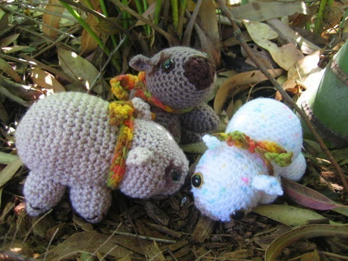 Wombat Crochet Pattern - Etsy