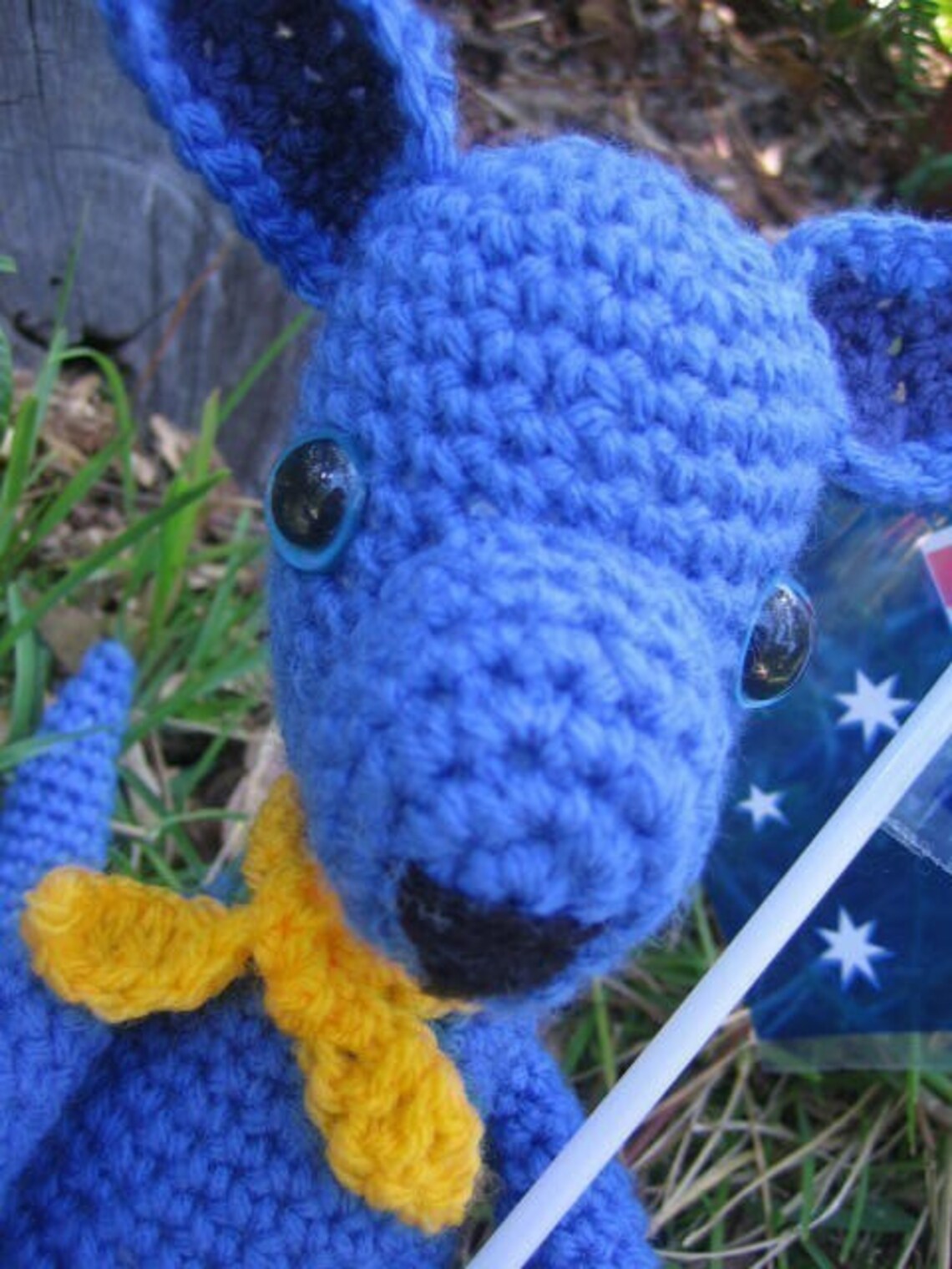 True Blue Kangaroo Crochet Pattern - Etsy