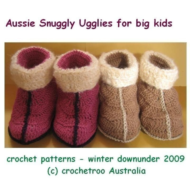 Crochet Uggs Pattern - Etsy