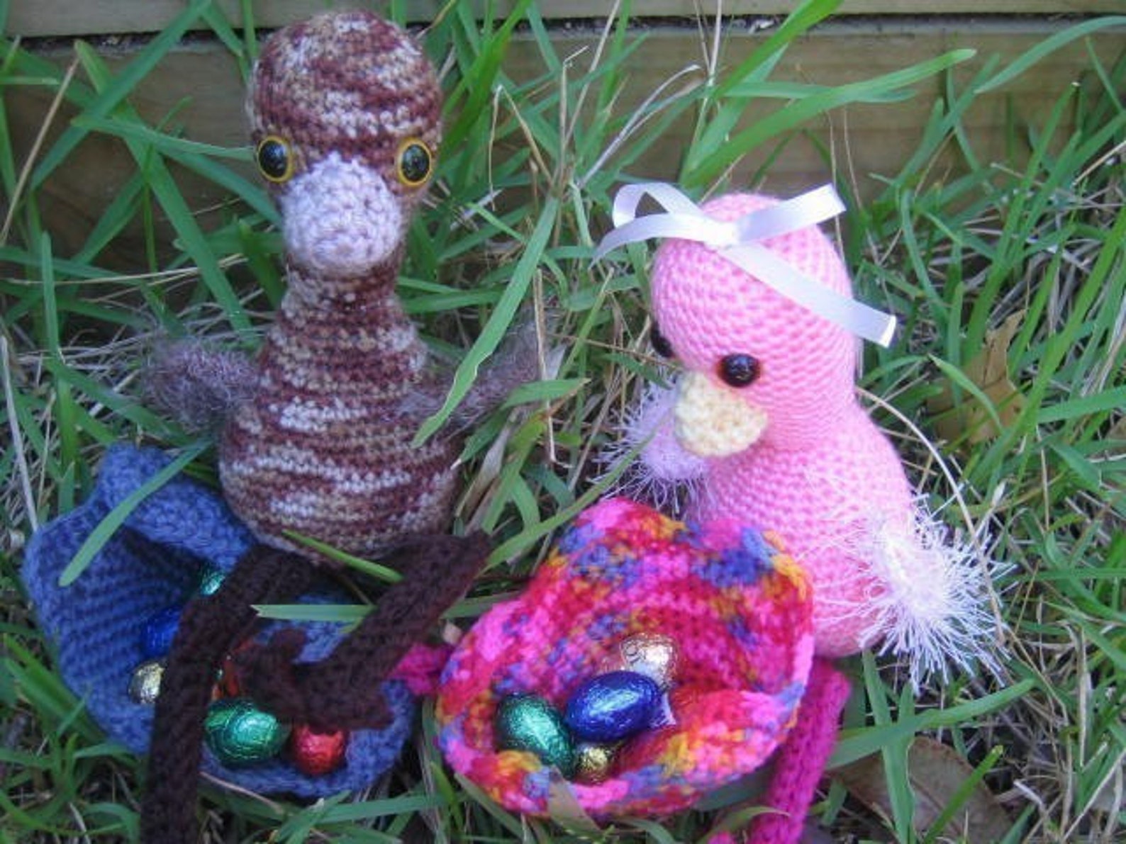 Emu Chicks and Egg Shell Crochet Pattern - Etsy